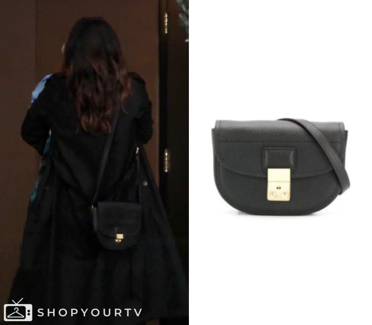 Greys Anatomy: Season 21 Episode 6 Amelia's Black Handbag | Shop Your TV