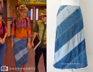 Lizzie McGuire: Season 1 Episode 13 Lizzie's Patchwork Striped Denim ...