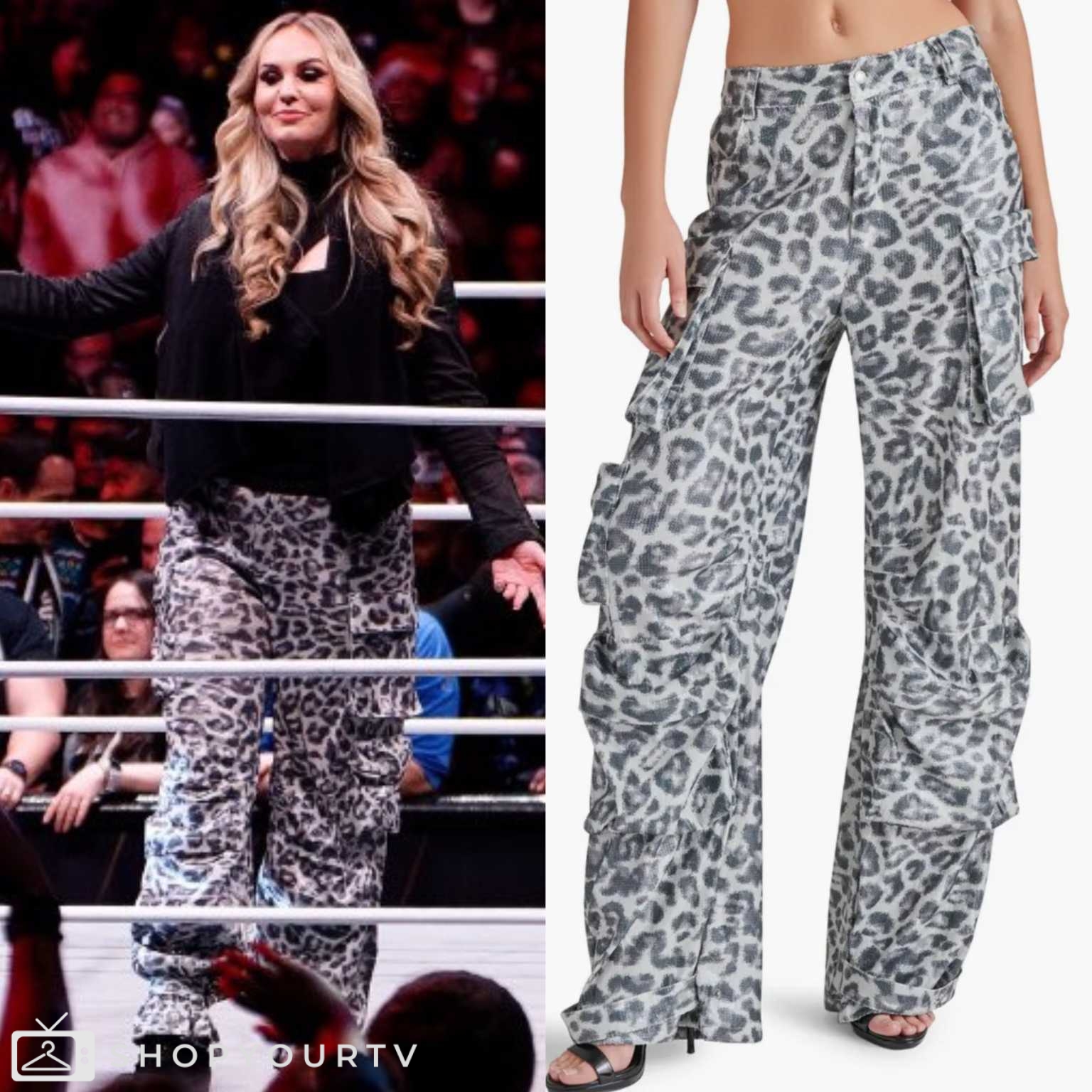 AEW Dynamite December 2024: Shayna’s Leopard Sequin Pants | Shop Your TV