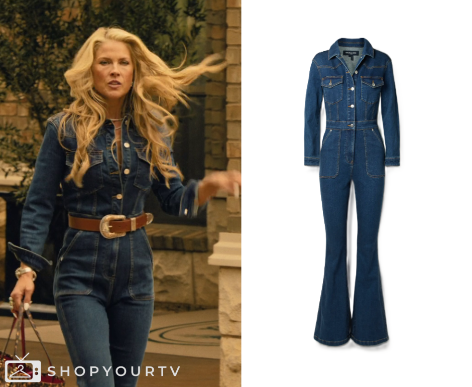Landman: Season 1 Episode 4 Angela's Denim Jumpsuit | Shop Your TV