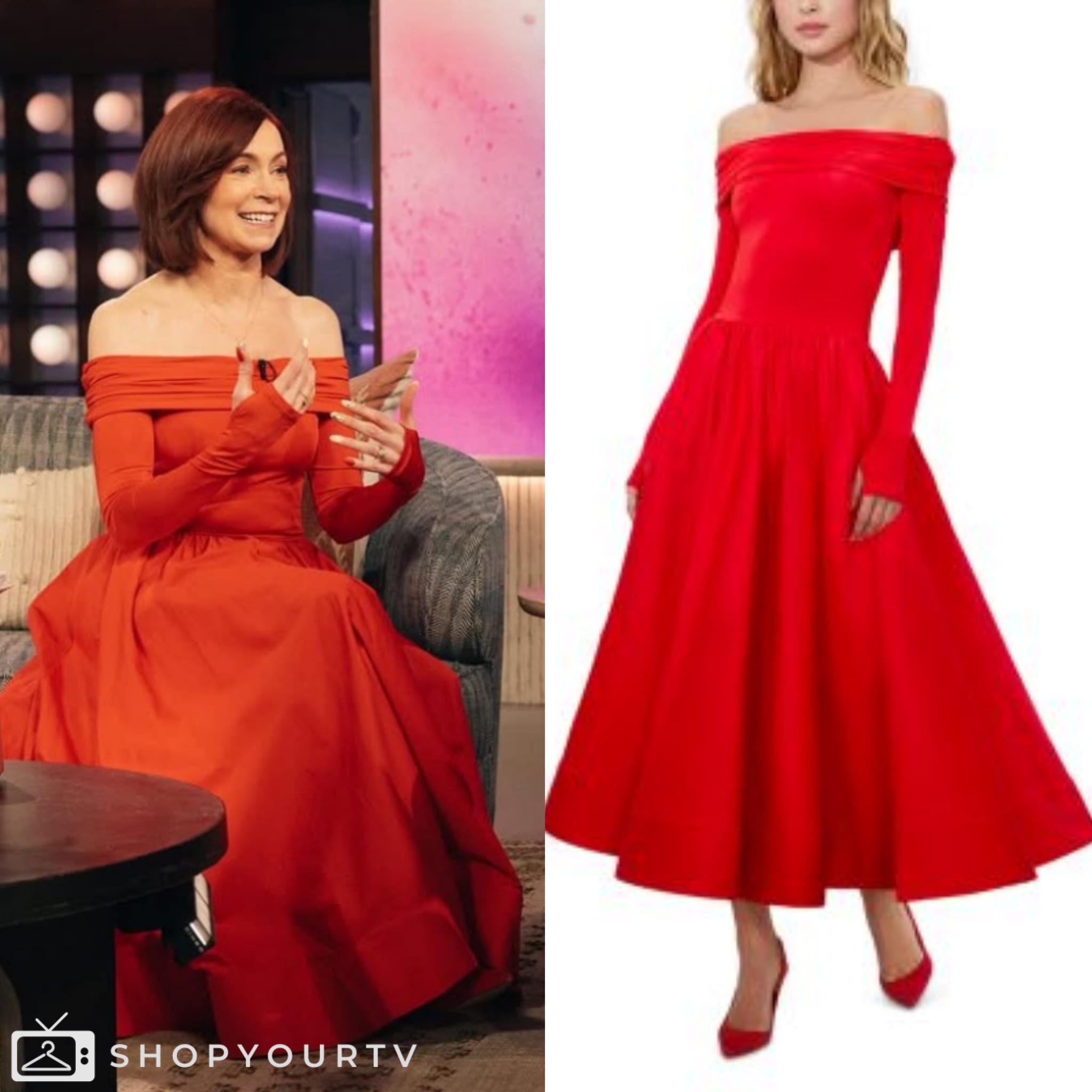 The Kelly Clarkson Show: January 2025 Carrie Preston’s Off-The-Shoulder ...