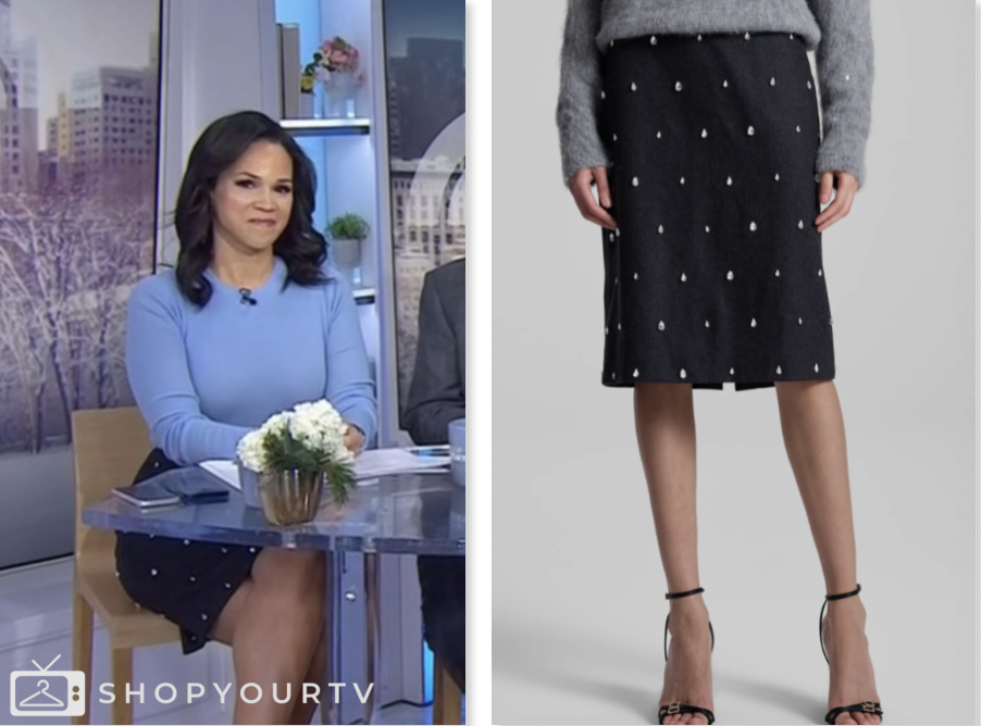 The Today Show: January 2025 Laura Jarrett’s Black Rhinestone ...