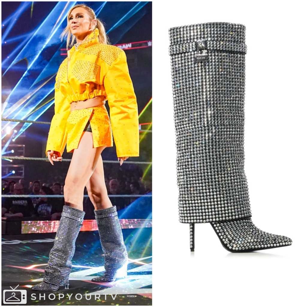 WWE Raw February 2025: Charlotte's Rhinestone Boots | Shop Your TV