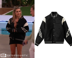 Love Island UK All Stars: Season 2 Episode 24 Tina's Bolt Bomber Jacket | Shop Your TV