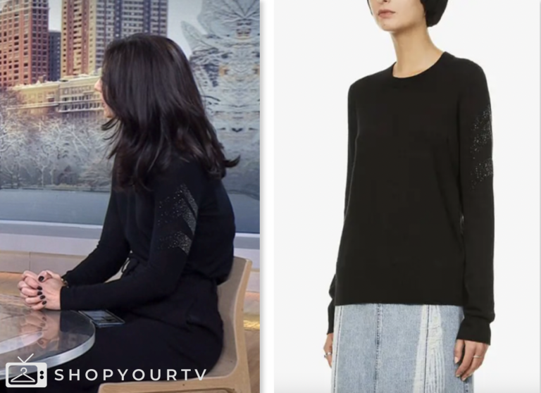 The Today Show: February 2025 Dr. Natalie Azar's Black Embellished ...