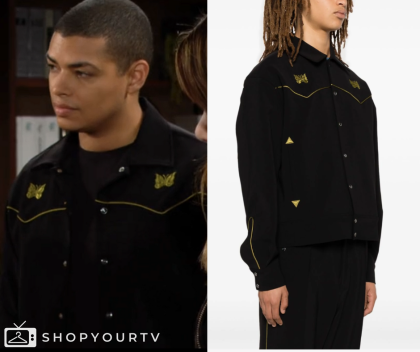 The Bold and the Beautiful: February 2025 Zende’s Embroidered Jacket ...