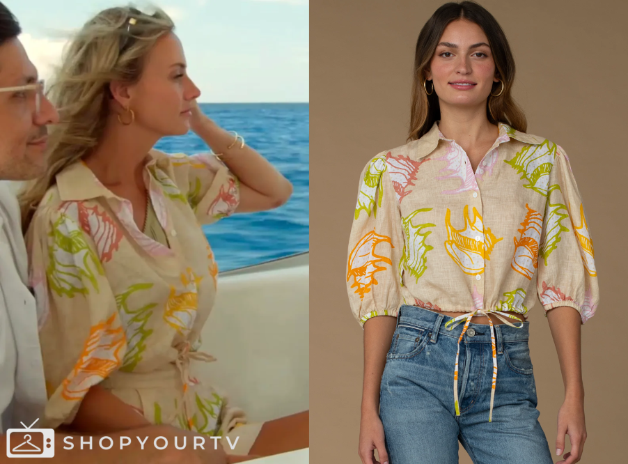 Southern Charm: Season 10 Episode 12 Taylor's Print Top | Shop Your TV