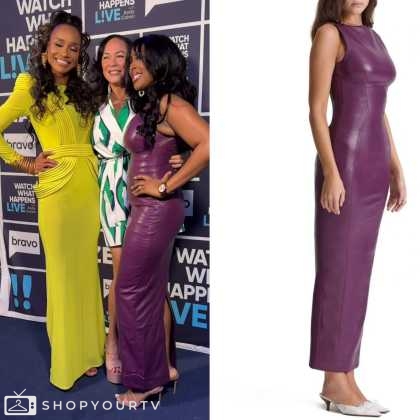 Watch What Happens Live: February 2025 Lateasha’s Vegan Leather Maxi ...