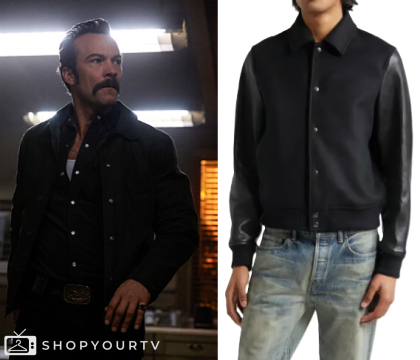 NCIS Origins: Season 1 Epsiode 13 Mike's Black Collared Jacket | Shop ...