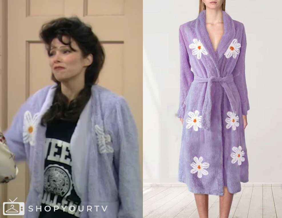 The Nanny: Season 3 Episode 13 Fran's Purple Robe with Daisies | Shop ...