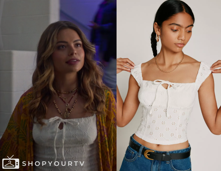 Cobra Kai: Season 6 Episode 14 Moon's Broderie Top | Shop Your TV