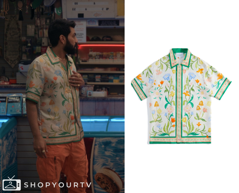 Deli Boys: Season 1 Episode 3 Raj's Floral Short Sleeve Shirt | Shop ...