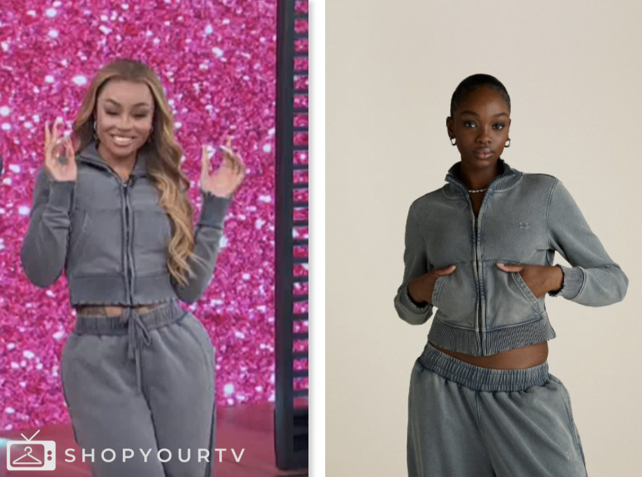 Access Daily: March 2025 Blac Chyna's Grey Jacket and Sweatpants | Shop ...