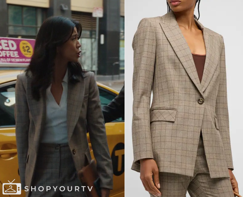 Matlock: Season 1 Episode 15 Sarah's Plaid Blazer | Shop Your TV