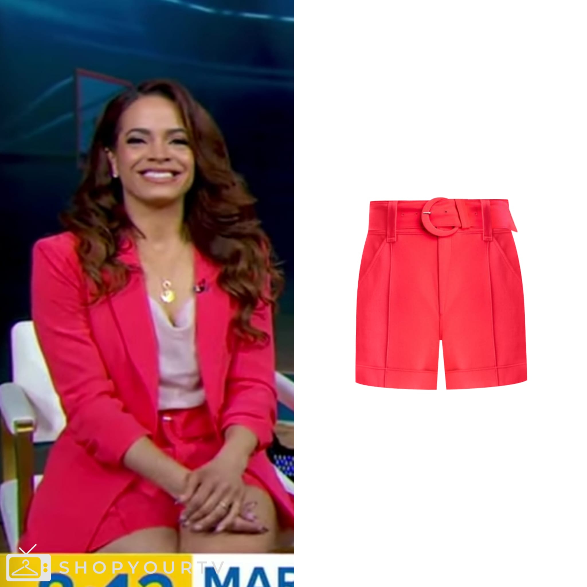 Good Morning America: March 2025 Elle Duncan’s Belted High-Waisted ...