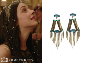 Reign: Season 1 Episode 1 Mary’s Blue Dangle Earrings | Shop Your TV