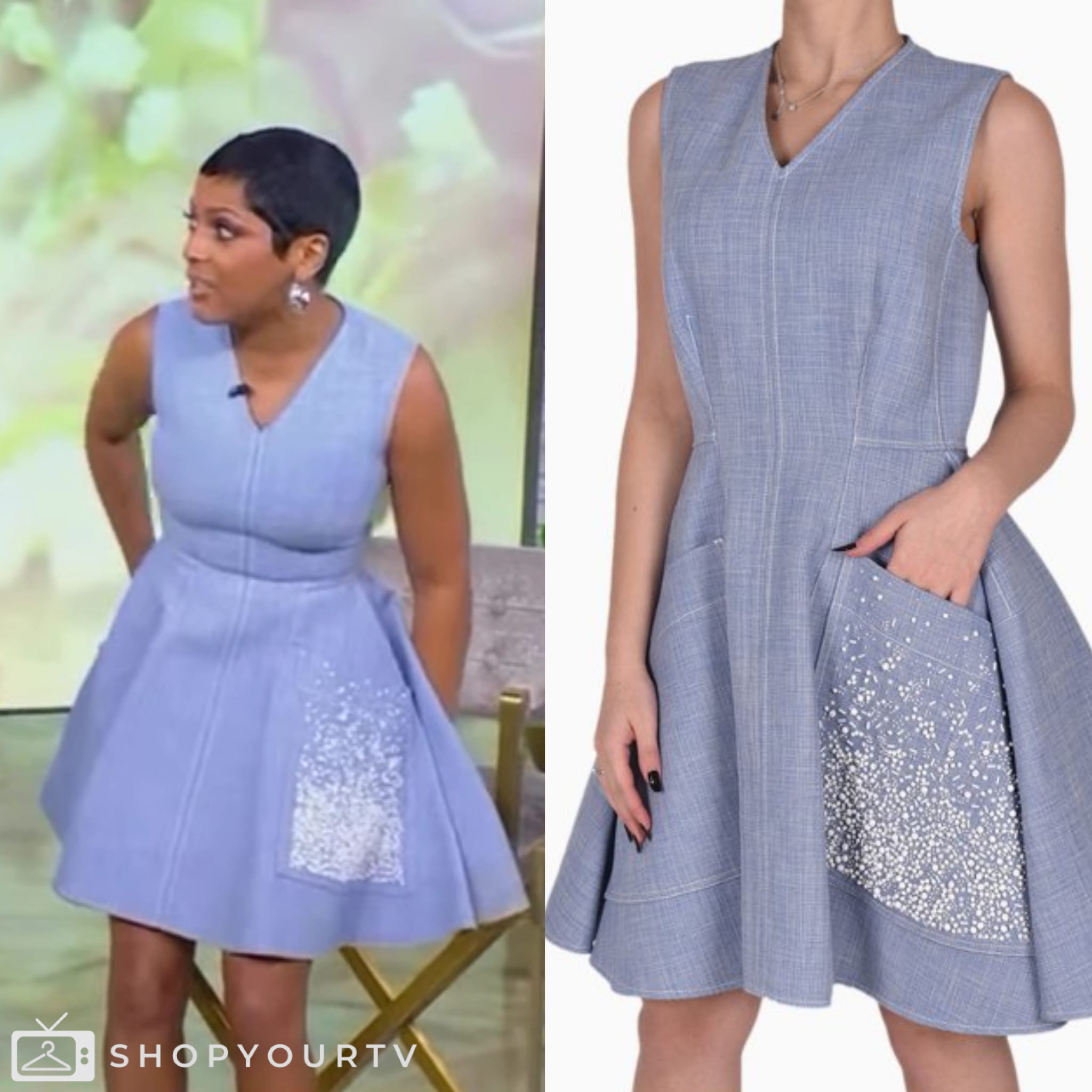 Tamron Hall Show: April 2025 Tamron’s A-line Mini Dress | Shop Your TV