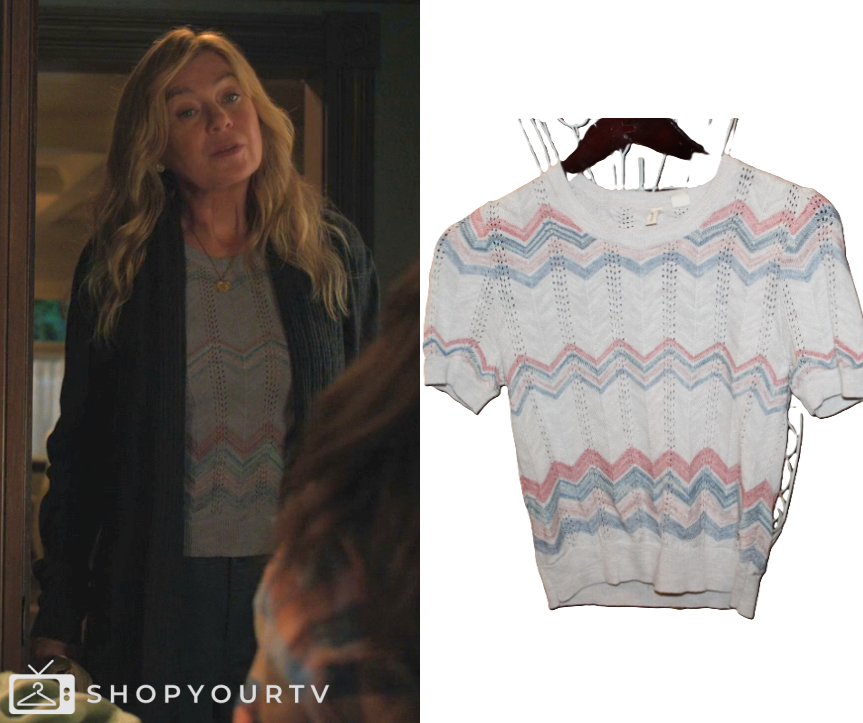 Good American Family: Season 1 Episode 6 Kristine's Chevron Sweater ...