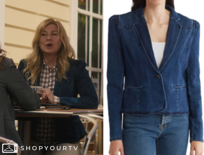 Good American Family: Season 1 Episode 4 Kristine's Denim Blazer | Shop ...