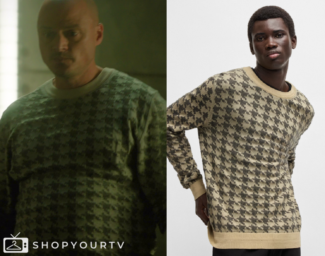 Found: Season 2 Episode 18 Houndstooth Sweater | Shop Your TV