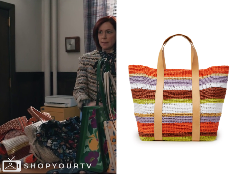 Elsbeth: Season 2 Episode 16 Elsbeth's Striped Tote Bag | Shop Your TV