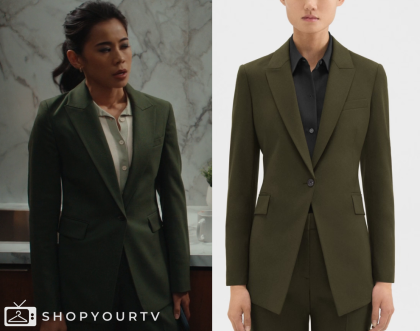 Matlock: Season 1 Episode 18 Sarah's Green Blazer | Shop Your TV