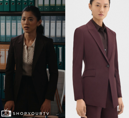Matlock: Season 1 Episode 19 Sarah's Brown Blazer | Shop Your TV