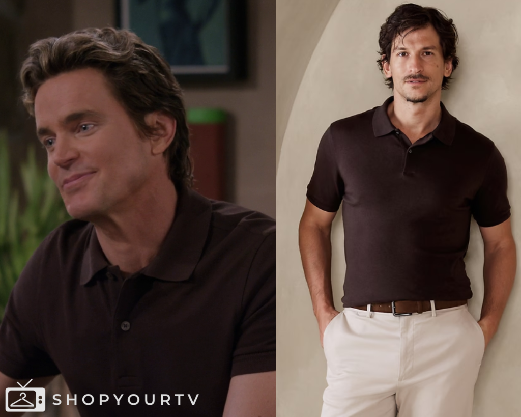 Mid-Century Modern: Season 1 Episode 6 Jerry's Brown Polo Top | Shop ...