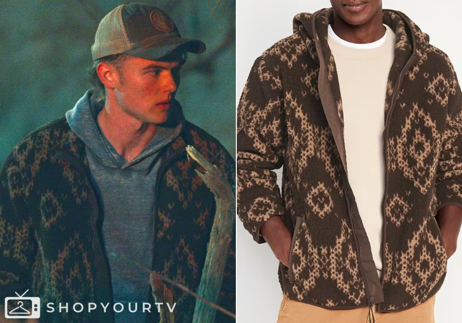 Ransom Canyon: Season 1 Episode 1 Lucas' Printed Zip Jacket | Shop Your TV