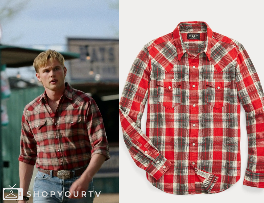 Ransom Canyon: Season 1 Episode 5 Lucas' Red Plaid Shirt | Shop Your TV