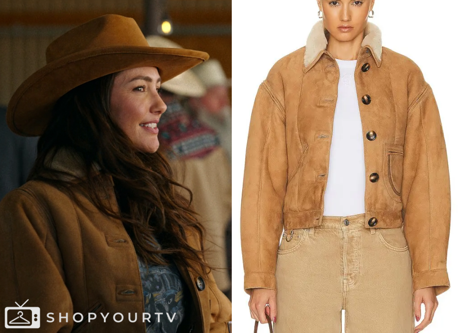 Ransom Canyon: Season 1 Episode 5 Quinn's Suede Jacket | Shop Your TV