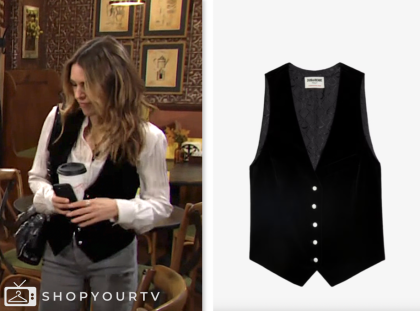 The Young and the Restless: April 2025 Chloe Mitchell Fisher's Black ...