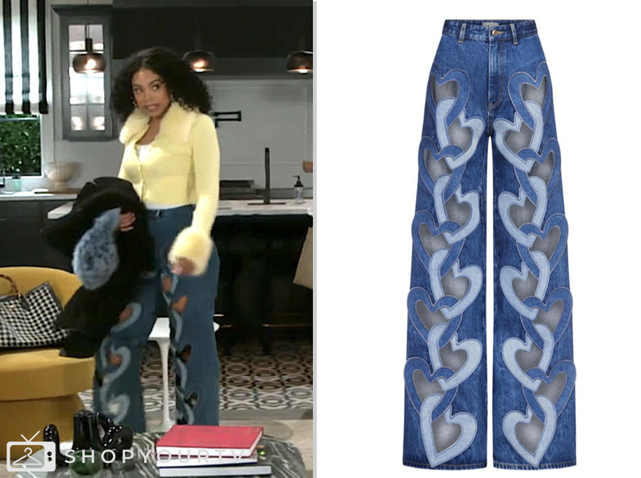 Beyond the Gates: April 2025 Chelsea Hamilton’s Heart Cutout Jeans ...