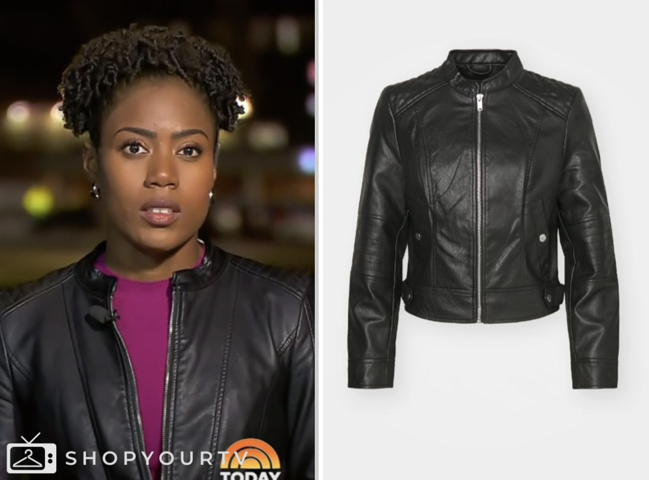 The Today Show: April 2025 Priscilla Thompson’s Black Quilted Leather ...