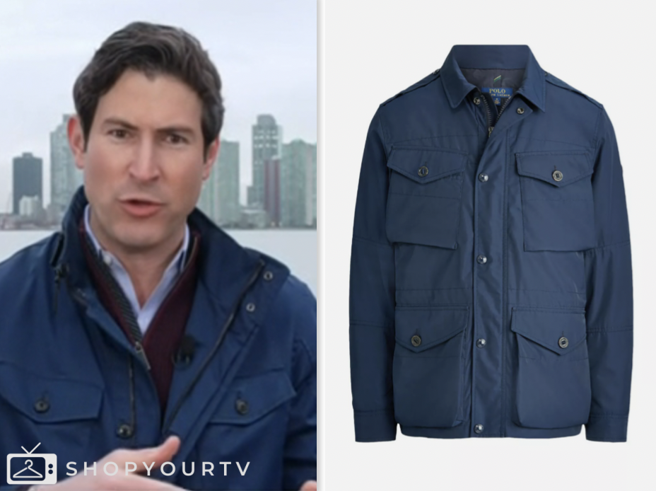 The Today Show: April 2025 Sam Brock’s Navy Blue Utility Jacket | Shop ...
