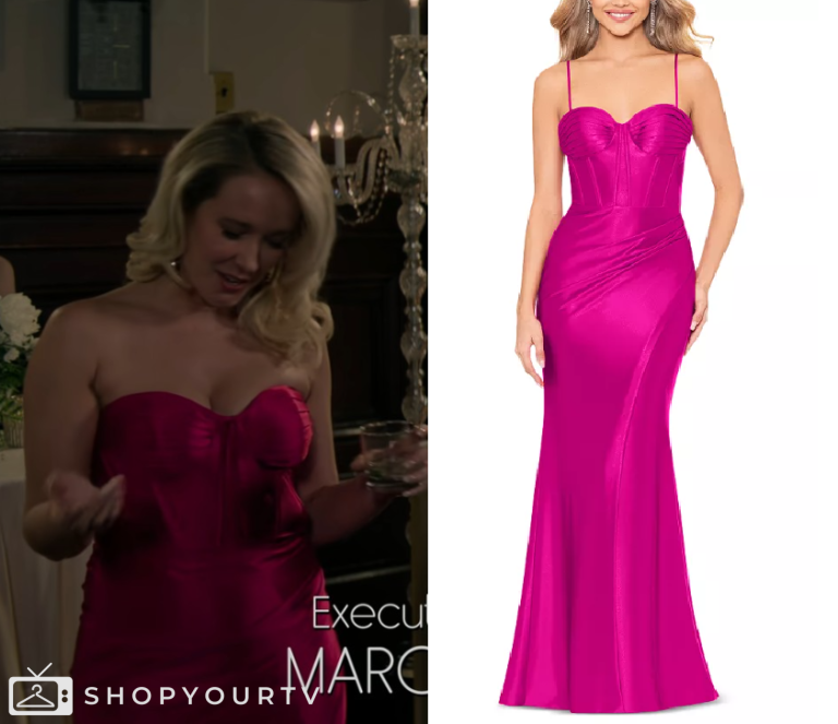 YOU: Season 5 Episode 1 Maddie's Pink Satin Gown | Shop Your TV