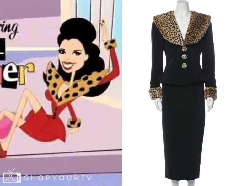 The Nanny: Opening Titles Fran's Red Fur Collar Jacket | Shop Your TV