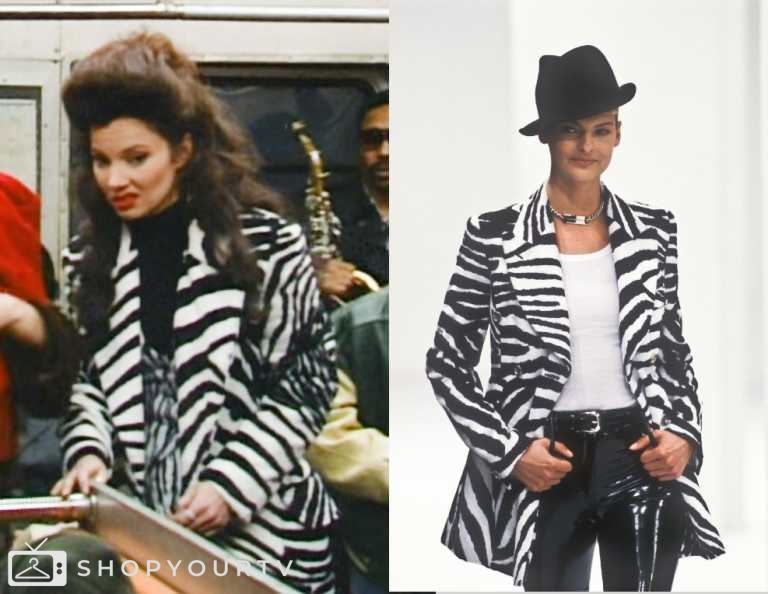 The Nanny: Season 2 Episode 6 Fran's Zebra Print Coat | Shop Your TV