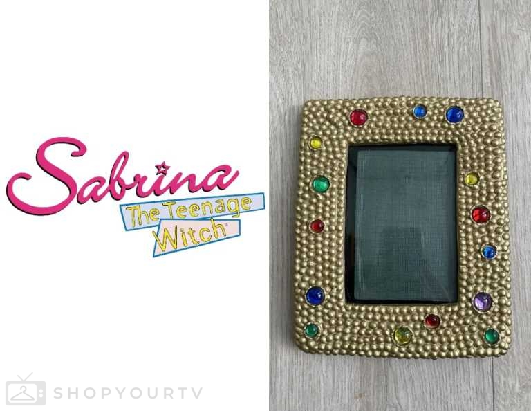 Sabrina The Teenage Witch: Sabrina's Gold Frame with Gems | Shop Your TV