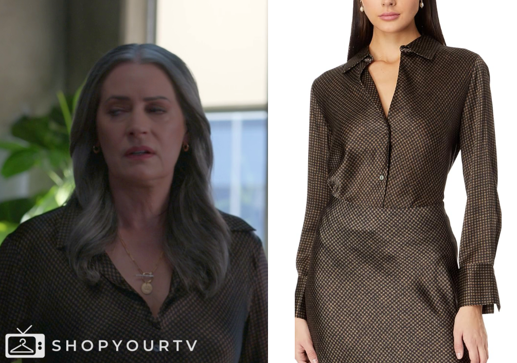 Criminal Minds Evolution: Season 18 Episode 2 Emily's Silk Printed ...