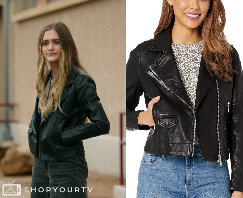 Ransom Canyon: Season 1 Episode 3 Lauren's Zip Leather Jacket | Shop ...