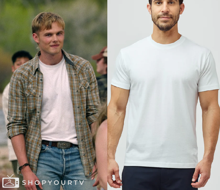 Ransom Canyon: Season 1 Episode 6 Lucas' White T-Shirt | Shop Your TV