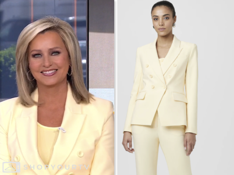 Outnumbered: May 2025 Sandra Smith's Yellow Blazer | Shop Your TV