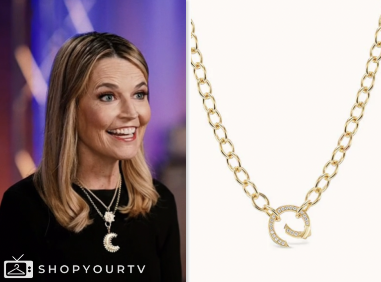The Today Show: May 2025 Savannah Guthrie's Initial Coin Necklace ...