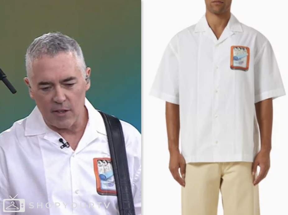 The Today Show: May 2025 Ed Robertson's White Camp Shirt | Shop Your TV