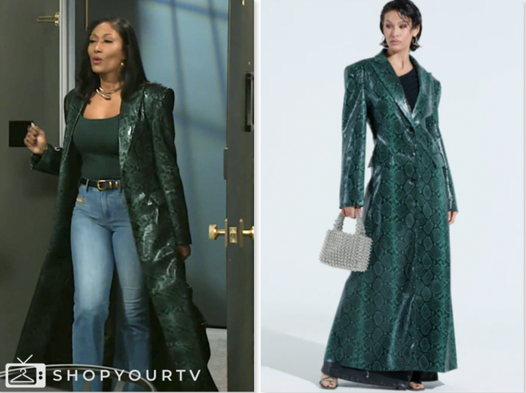 Beyond the Gates: May 2025 Eva Thomas's Snakeskin Print Zip-Front Mini ...