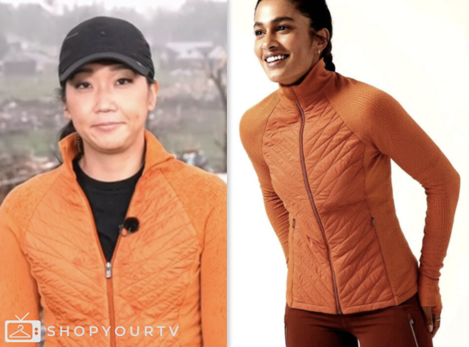 The Today Show: May 2025 Kathy Park's Orange Zip Jacket | Shop Your TV