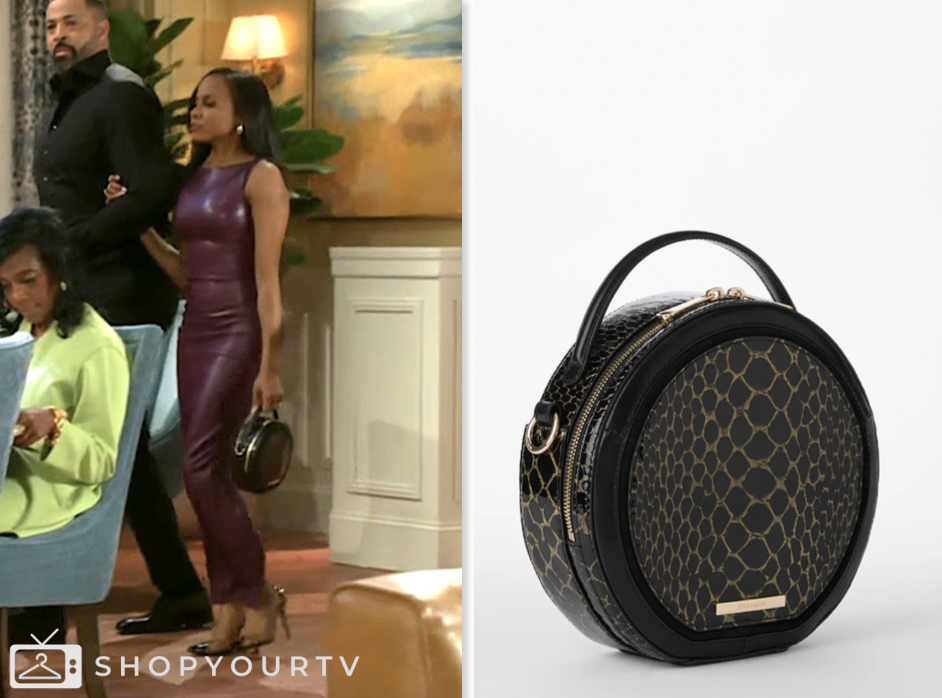 Beyond the Gates: May 2025 Hayley Lawson’s Black Crocodile Circle Bag ...