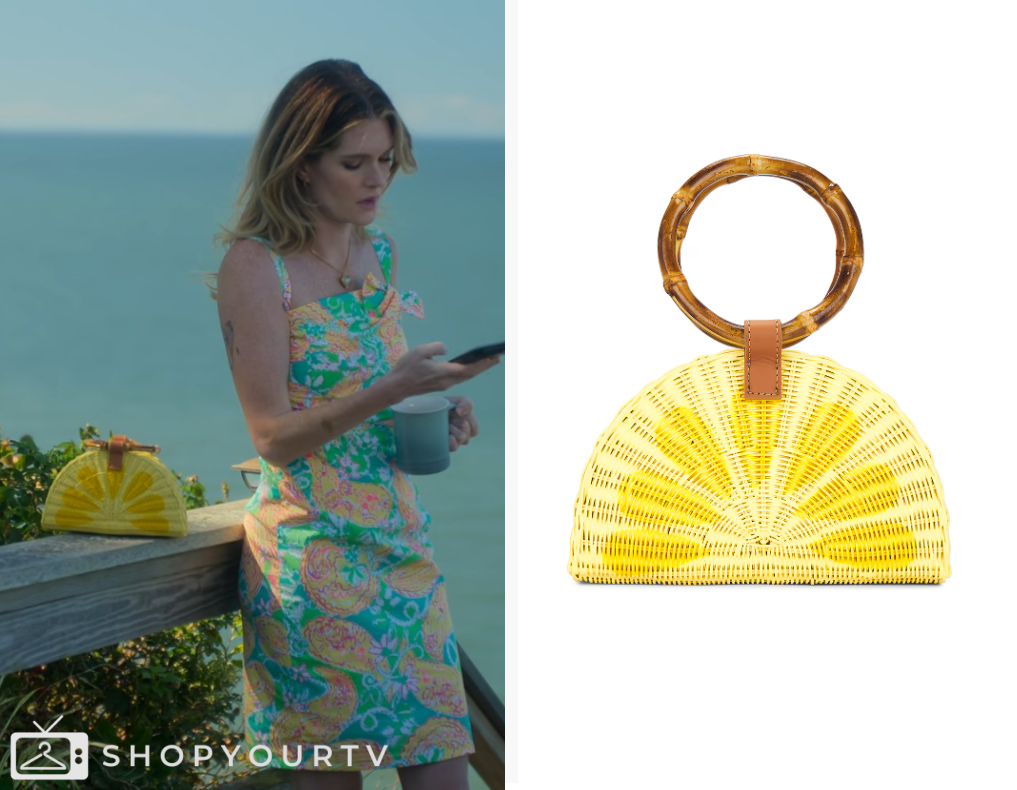 Sirens: Season 1 Episode 3 Devon's Lemon Rattan Purse | Shop Your TV