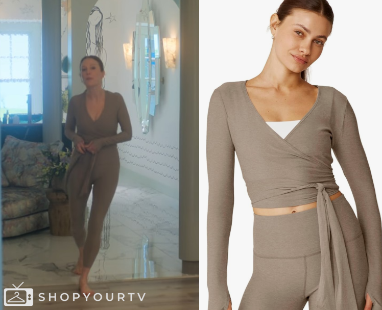 Sirens: Season 1 Episode 1 Michaela's Wrap around Top | Shop Your TV